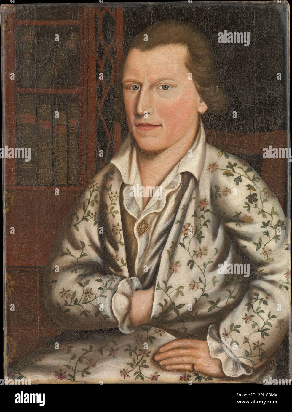 Portrait of William Duguid by Prince Demah Barnes. 1773 Stock Photo - Alamy