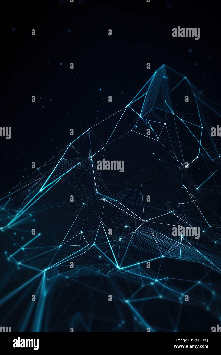 Big data background. Abstract digital network connection background ...