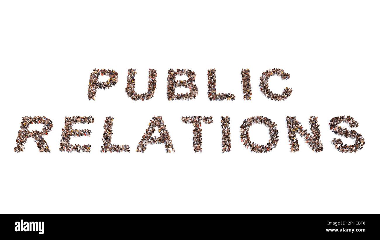 Concept or conceptual large community of people forming the PUBLIC ...