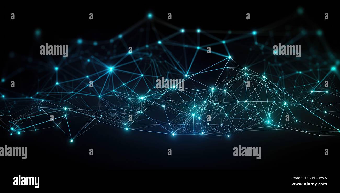 Big data background. Abstract digital network connection background. Technology wallpaper ...