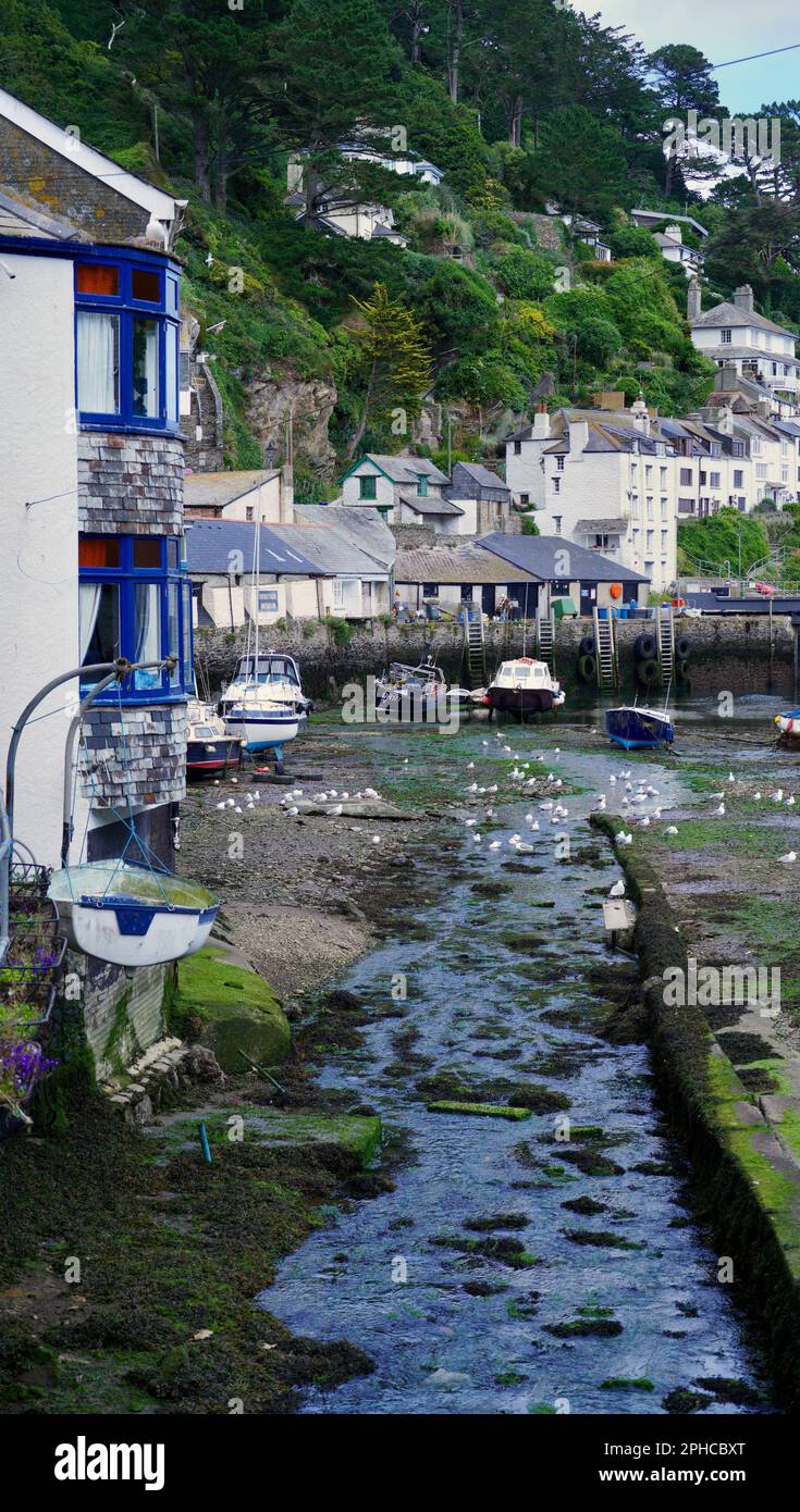 Polperro in Cornwall, has a long history of smuggling with its ...