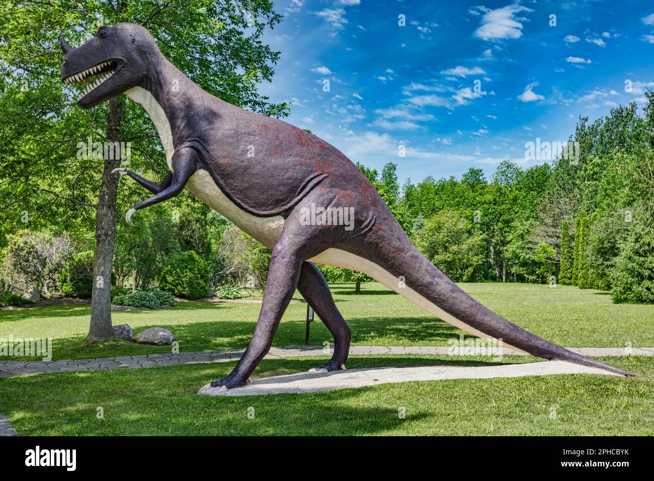 Prehistoric World in Eastern Ontario, Canada, is a multi-acre outdoor ...