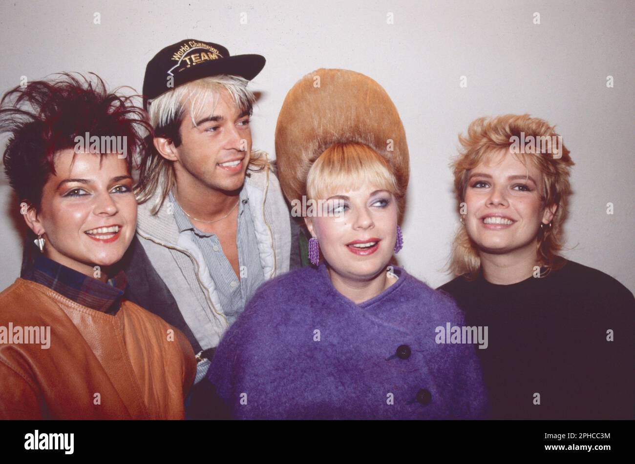 London, UK. Toyah Willcox, Limahl (Christopher Hamill), from Kajagoogoo ...