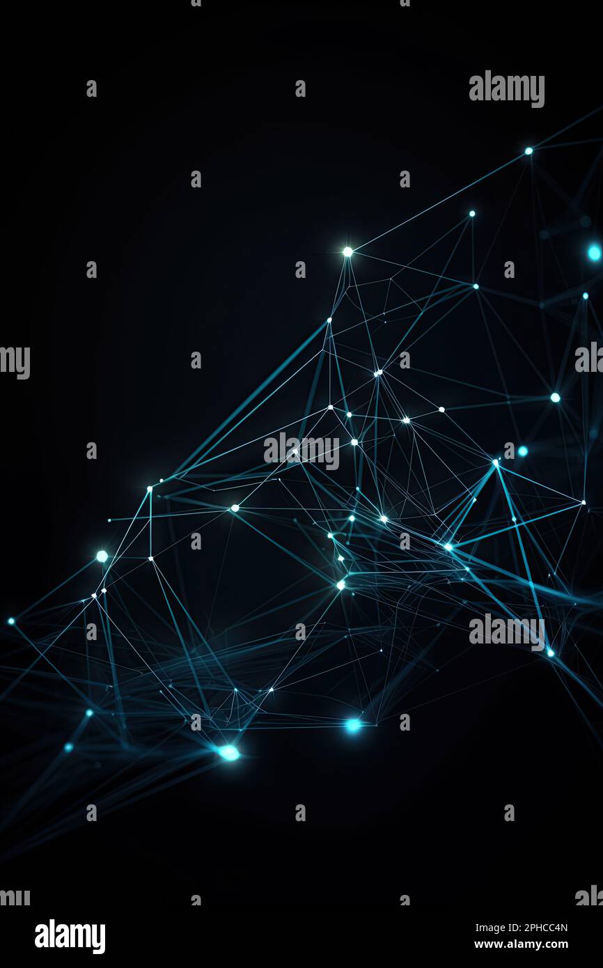 Big data background. Abstract digital network connection background ...