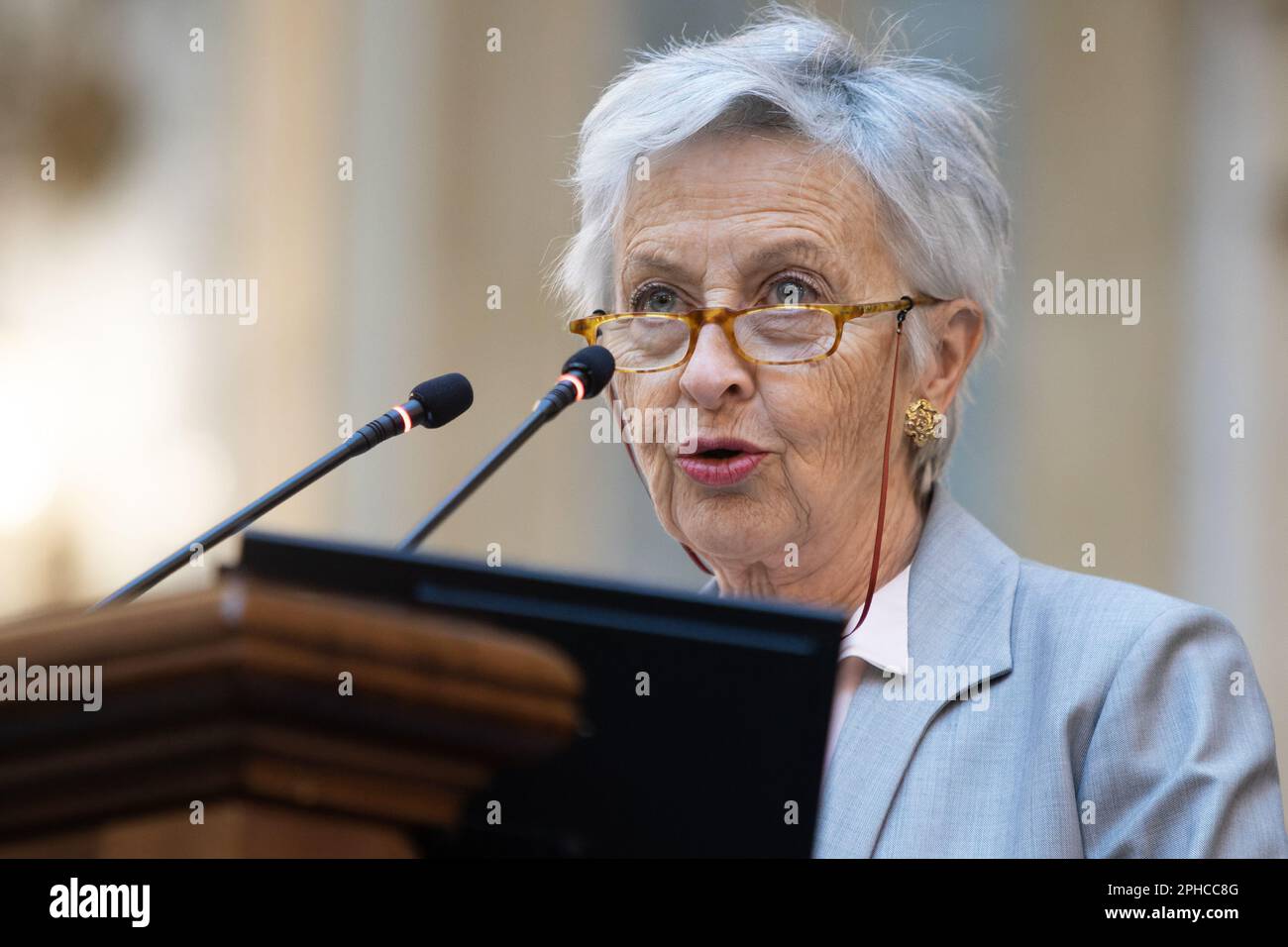 Bucharest, Romania - March 27, 2023: Claire Bazy Malaurie, Venice ...