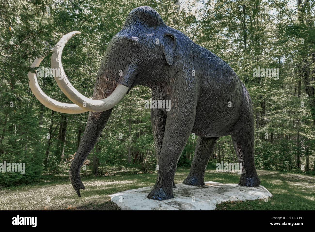 Prehistoric World in Eastern Ontario, Canada, is a multi-acre outdoor ...