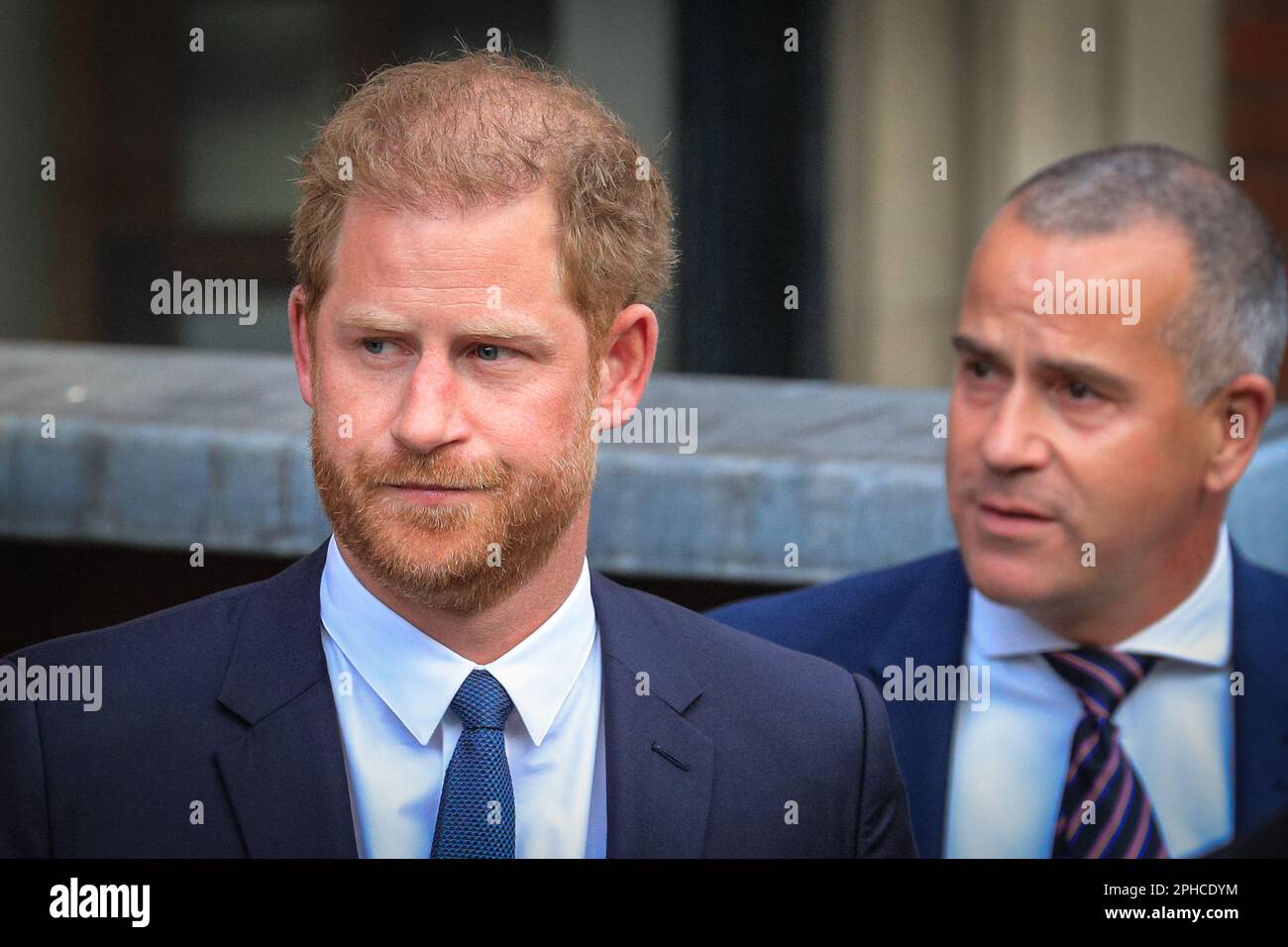 London Uk 27th Mar 2023 Prince Harry The Duke Of Sussex Leaves