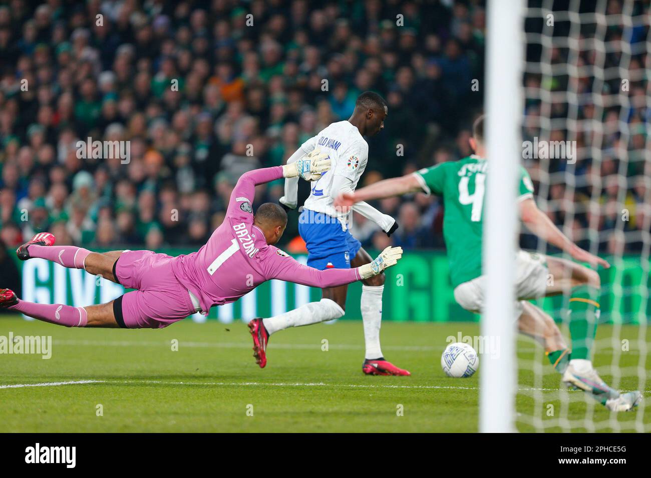 Dublin, Ireland. 27th March 2023; Aviva Stadium, Dublin, Ireland: Euro ...