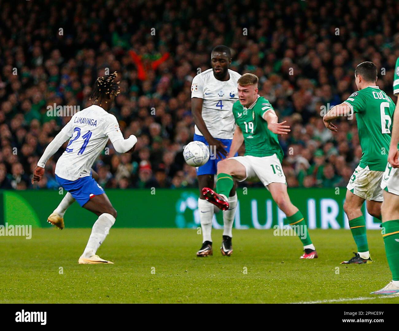 Dublin, Ireland. 27th March 2023; Aviva Stadium, Dublin, Ireland: Euro ...