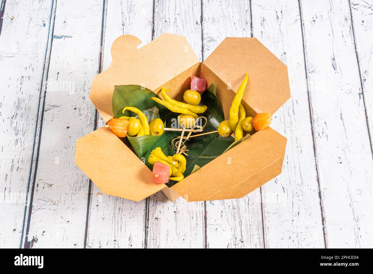 The gilda is a type of tapa, banderilla or pincho, which is served in ...