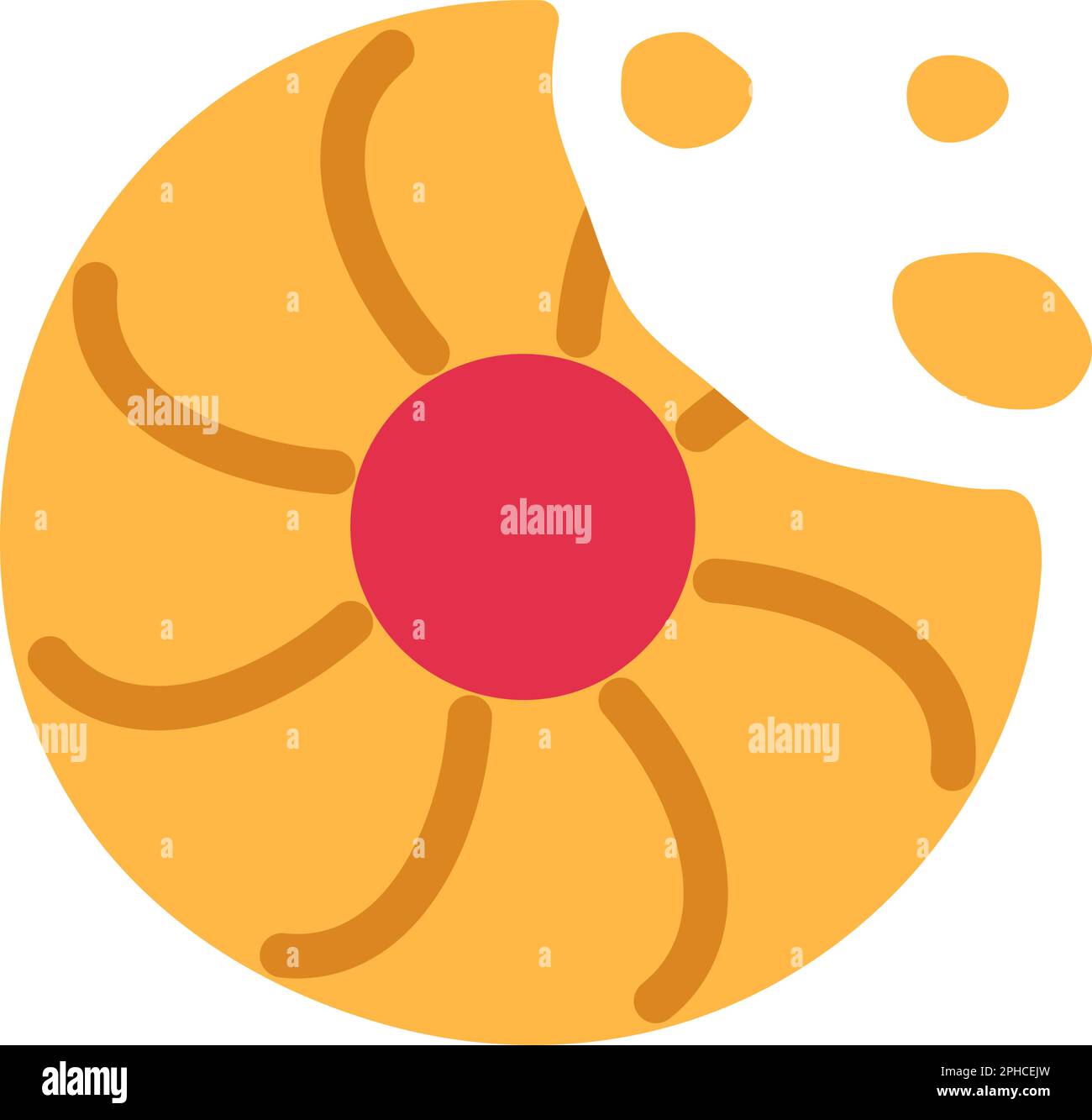 Homemade butter cookie on Stock Vector Images - Alamy