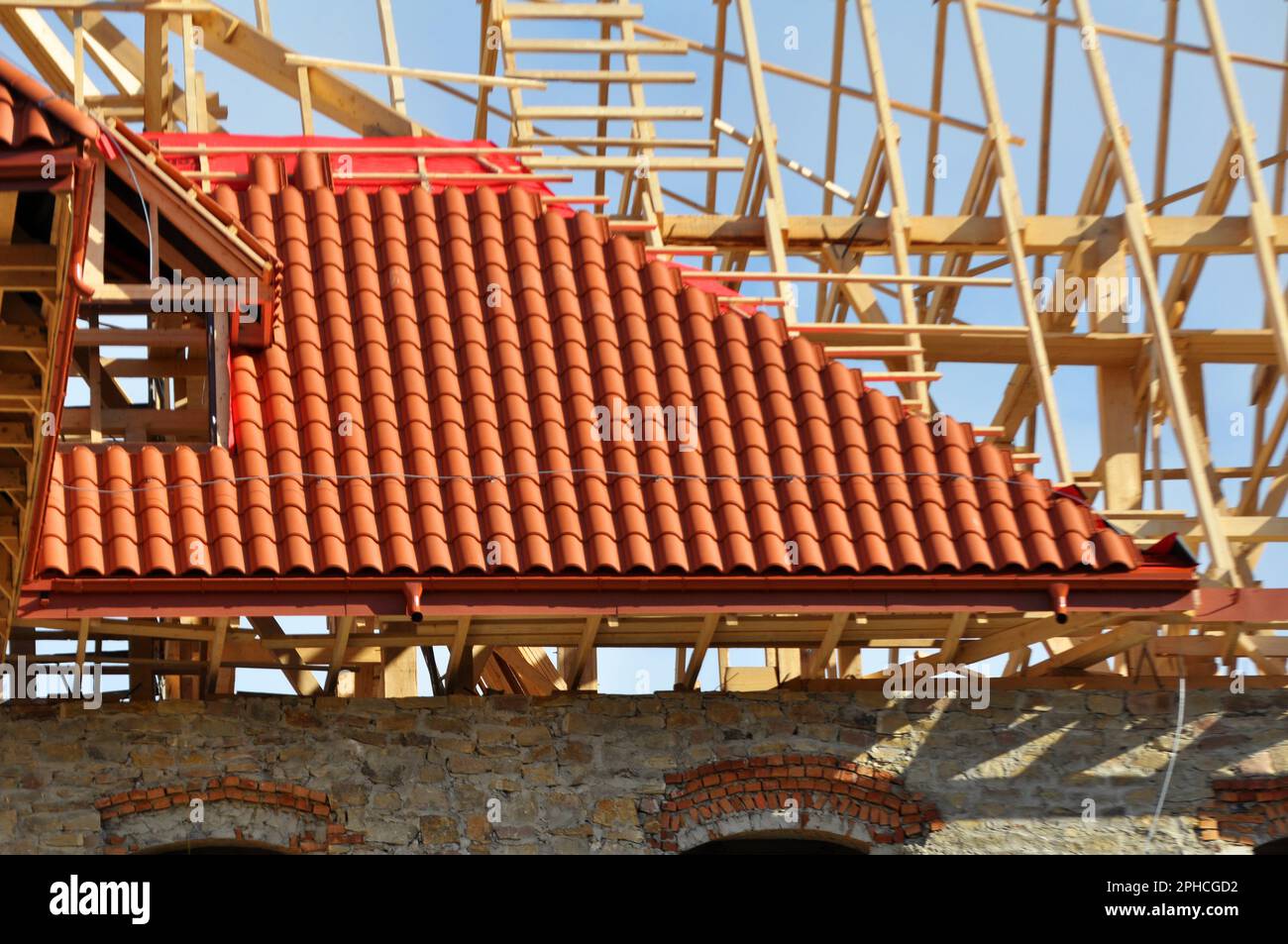 Ceramic tiles are used for the reconstruction of the old building Stock ...