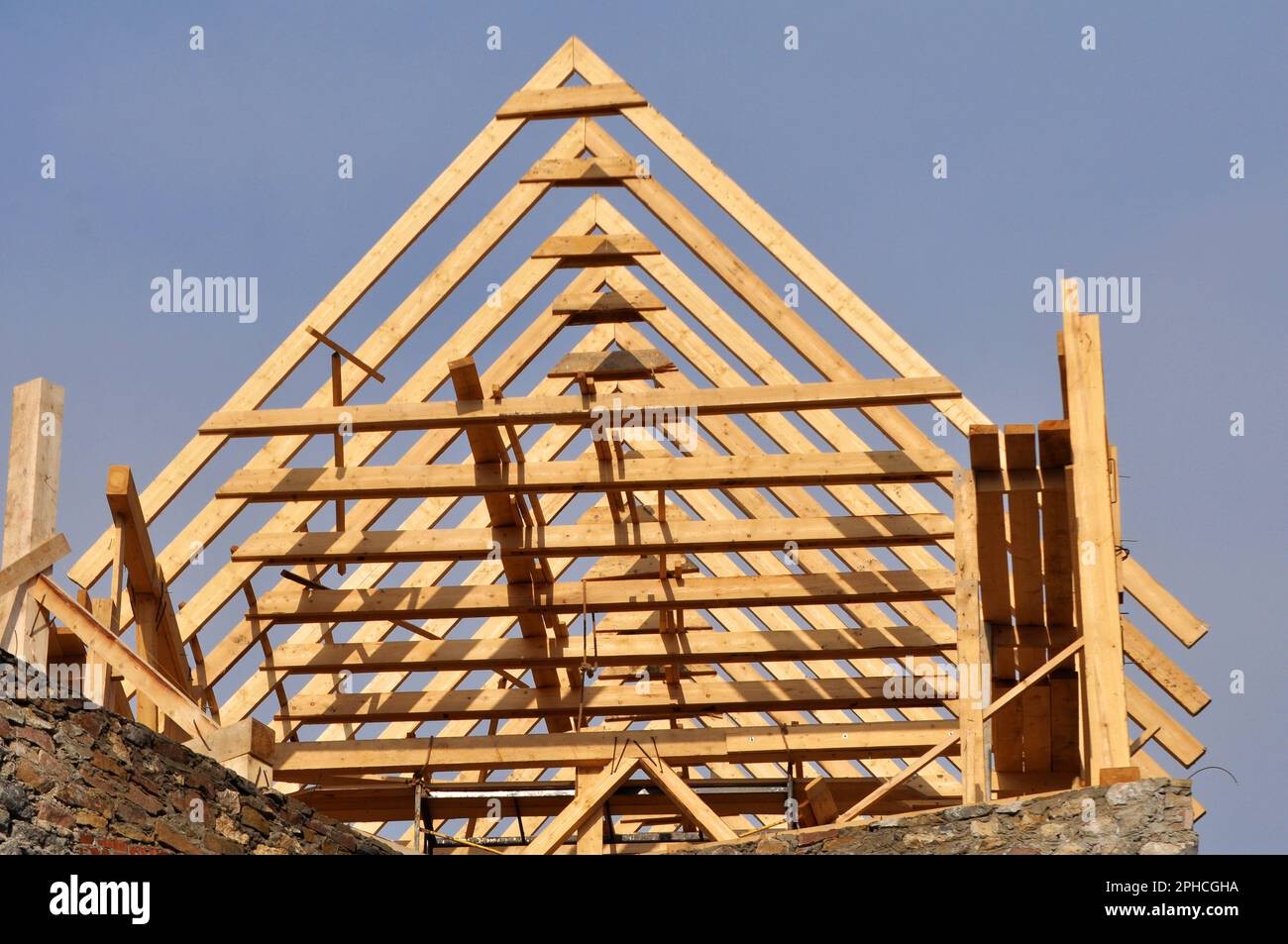 Lumber is used in the construction or reconstruction of the roof Stock ...
