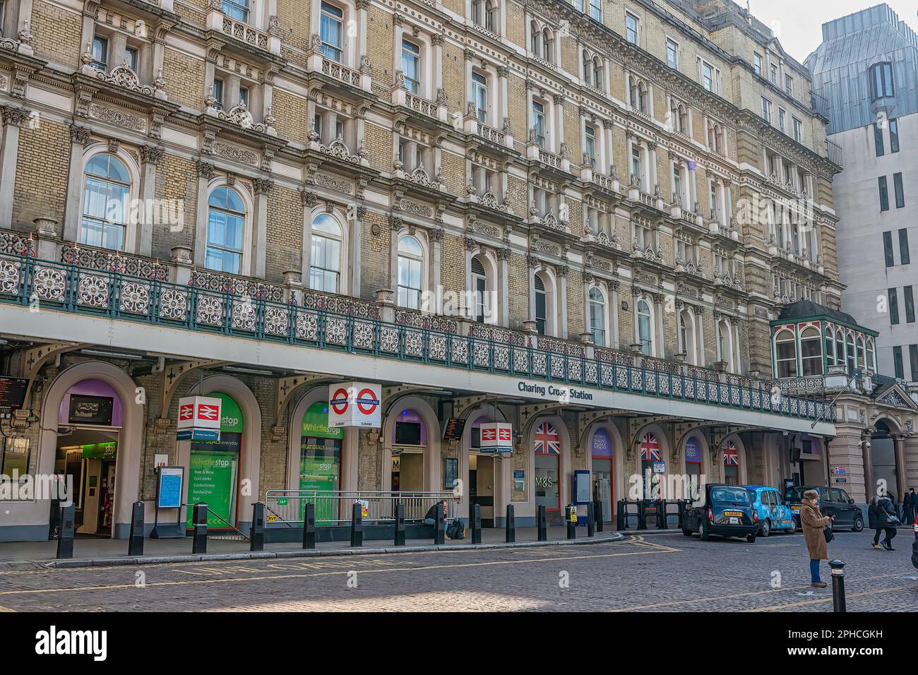 LONDON, UK, 10TH MARCH 2023: Charing Cross station in London Stock ...