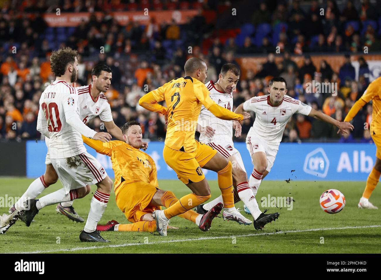 Rotterdam, Netherlands. 27th Mar, 2023. ROTTERDAM - (lr) Ethan Britto ...