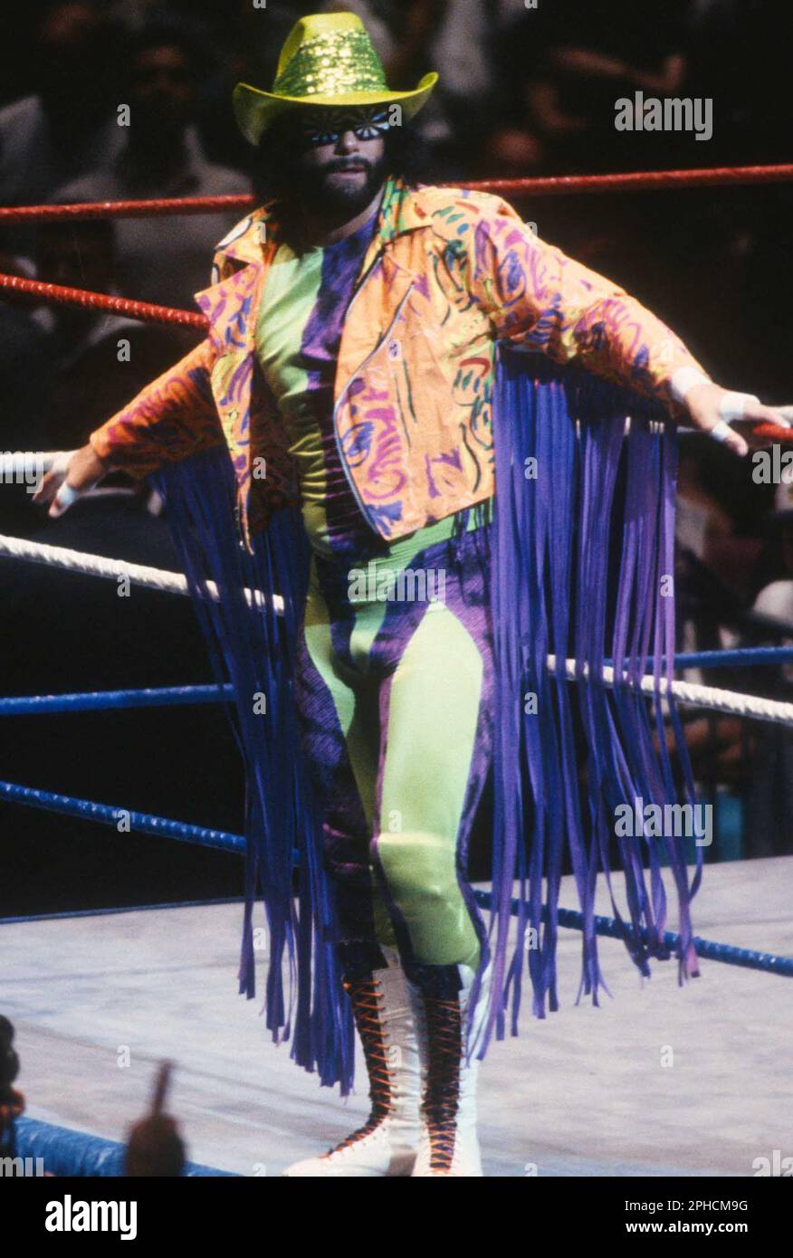 1991 Randy Savage Photo by John Barrett/PHOTOlink Stock Photo - Alamy