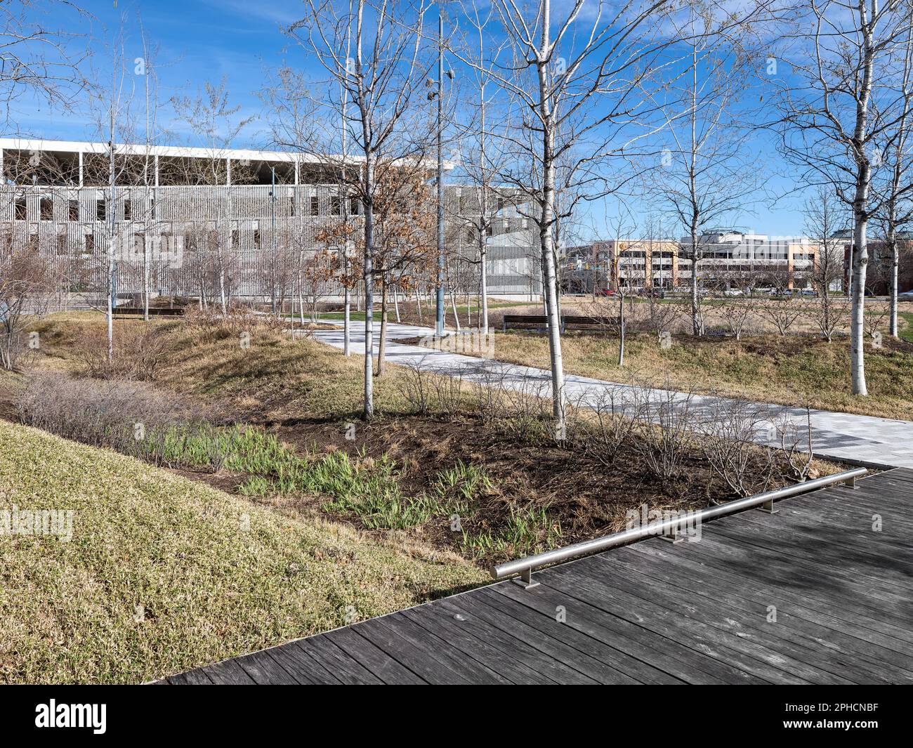 Landscape of Cummins Indy Distribution Center Stock Photo - Alamy