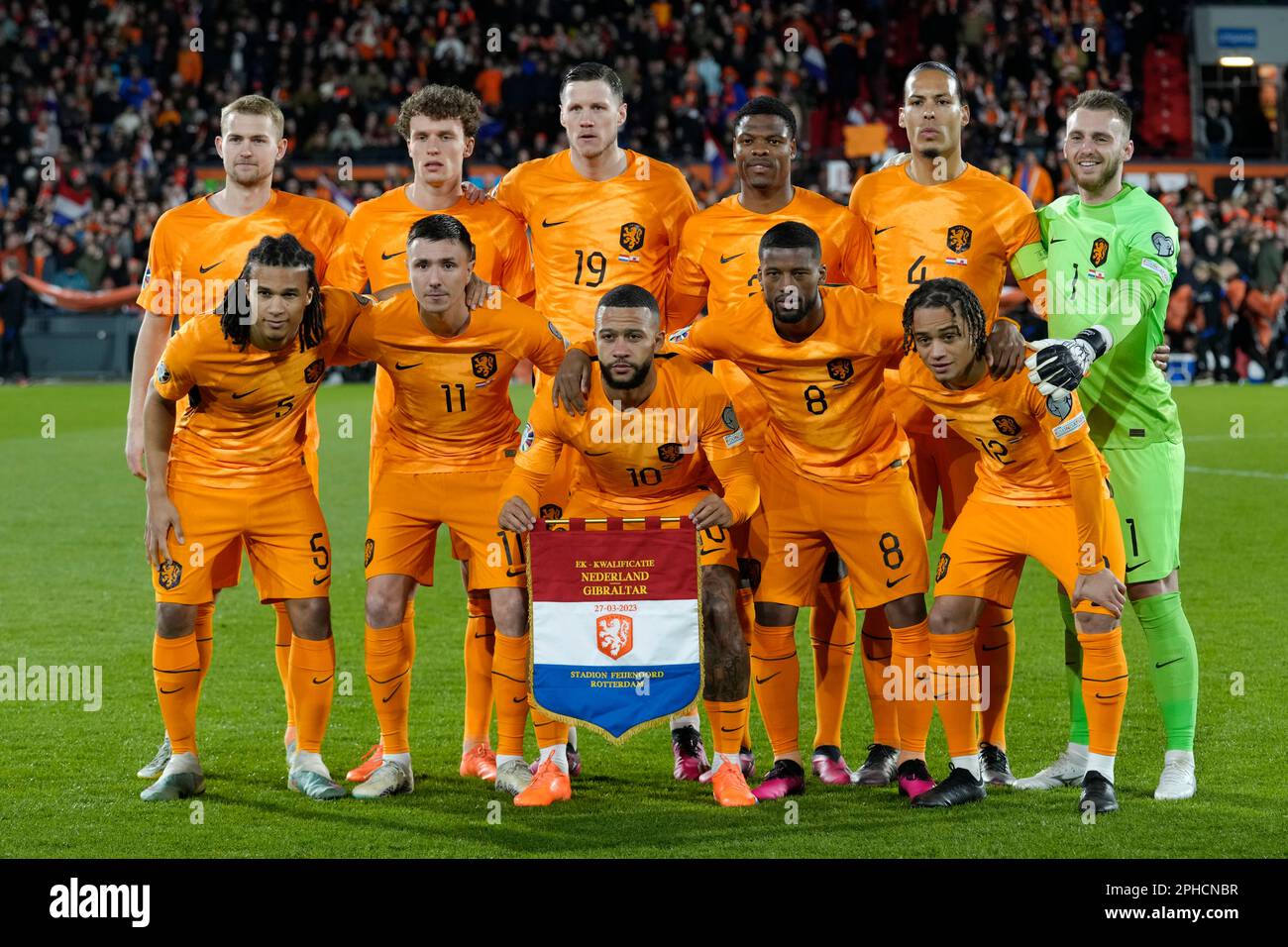 The Netherlands with Nathan Ake, Steven Berghuis, Memphis Depay ...