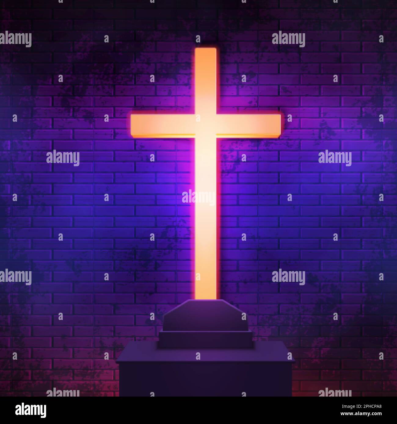 Illuminated altar Stock Vector Images - Alamy