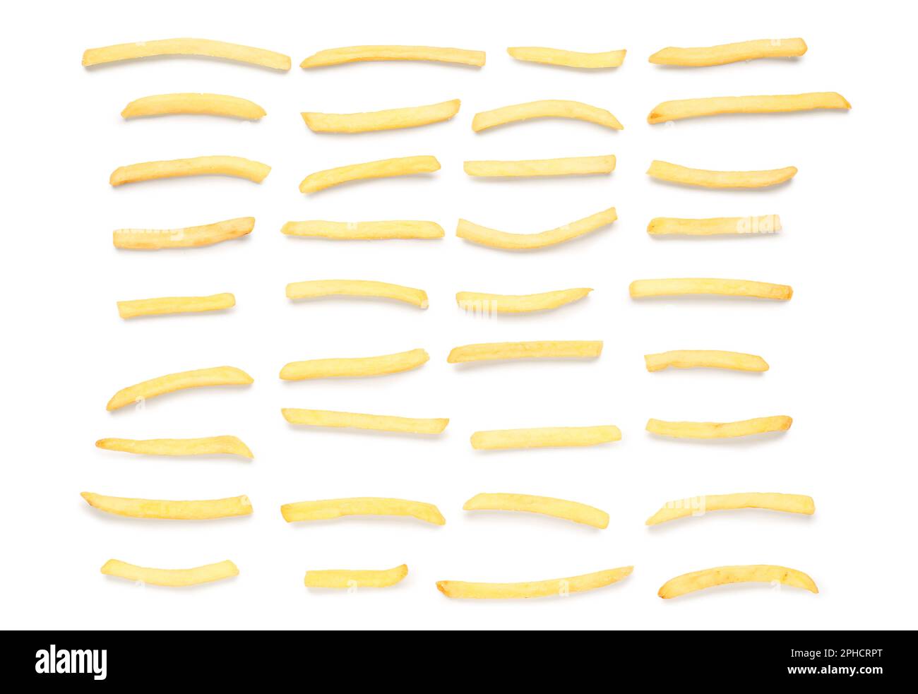 Fries composition Cut Out Stock Images & Pictures - Alamy