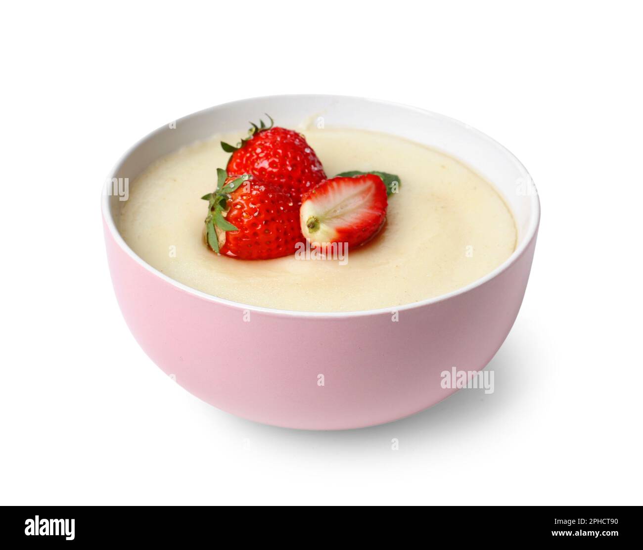 Cooked milk semolina porridge hi-res stock photography and images - Alamy