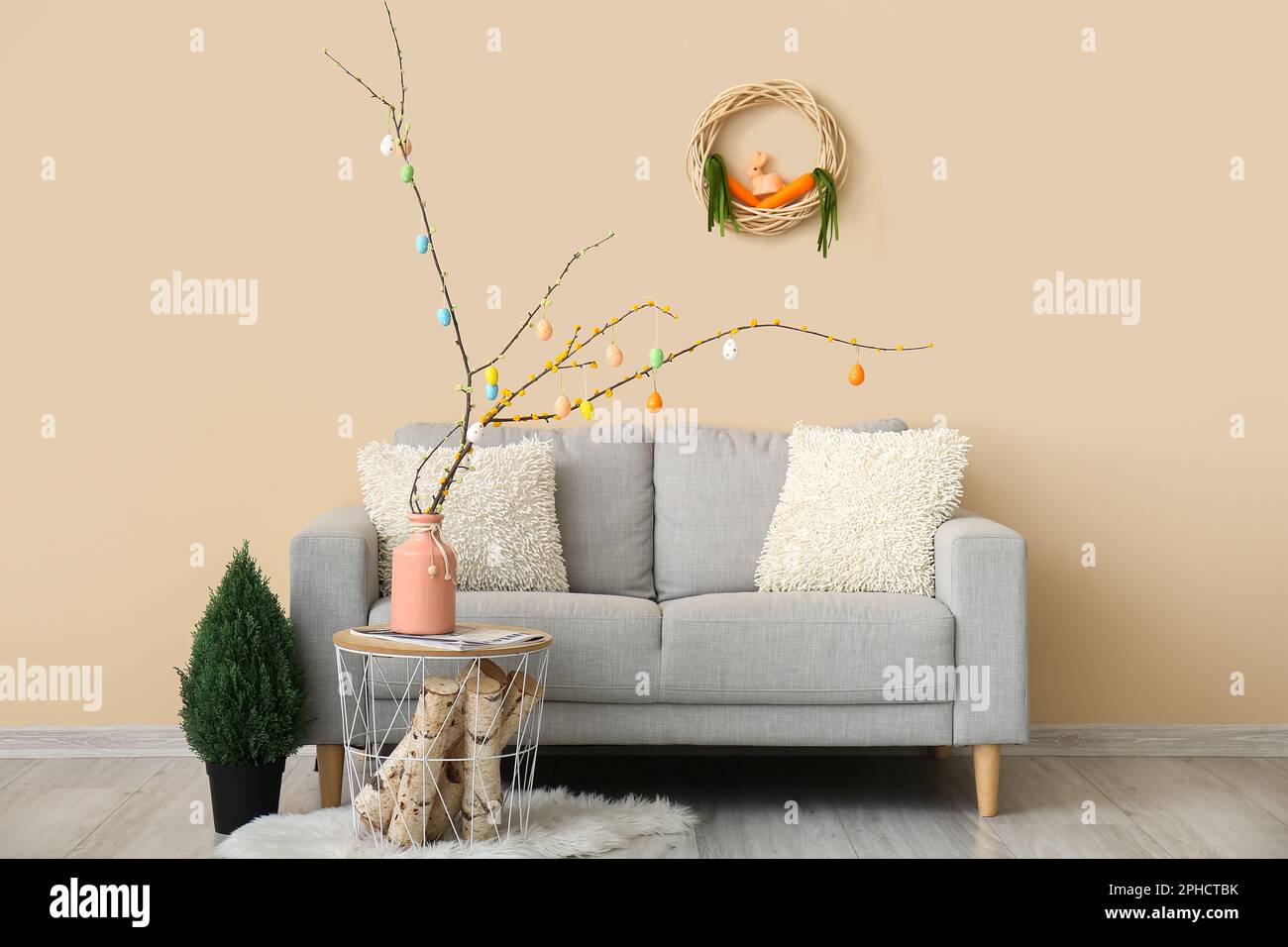 Table easter decor houseplant hi-res stock photography and images - Alamy