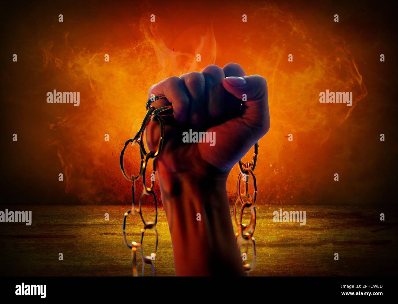 Breaking chains light hi-res stock photography and images - Alamy