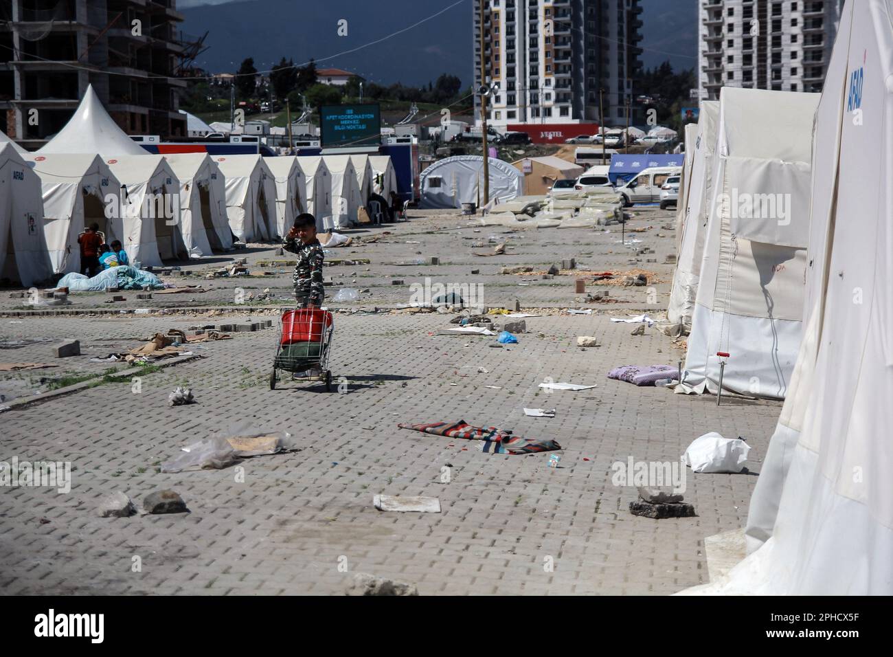 Hatay, Antakya, Turkey. 26th Mar, 2023. It was almost 2 months behind ...