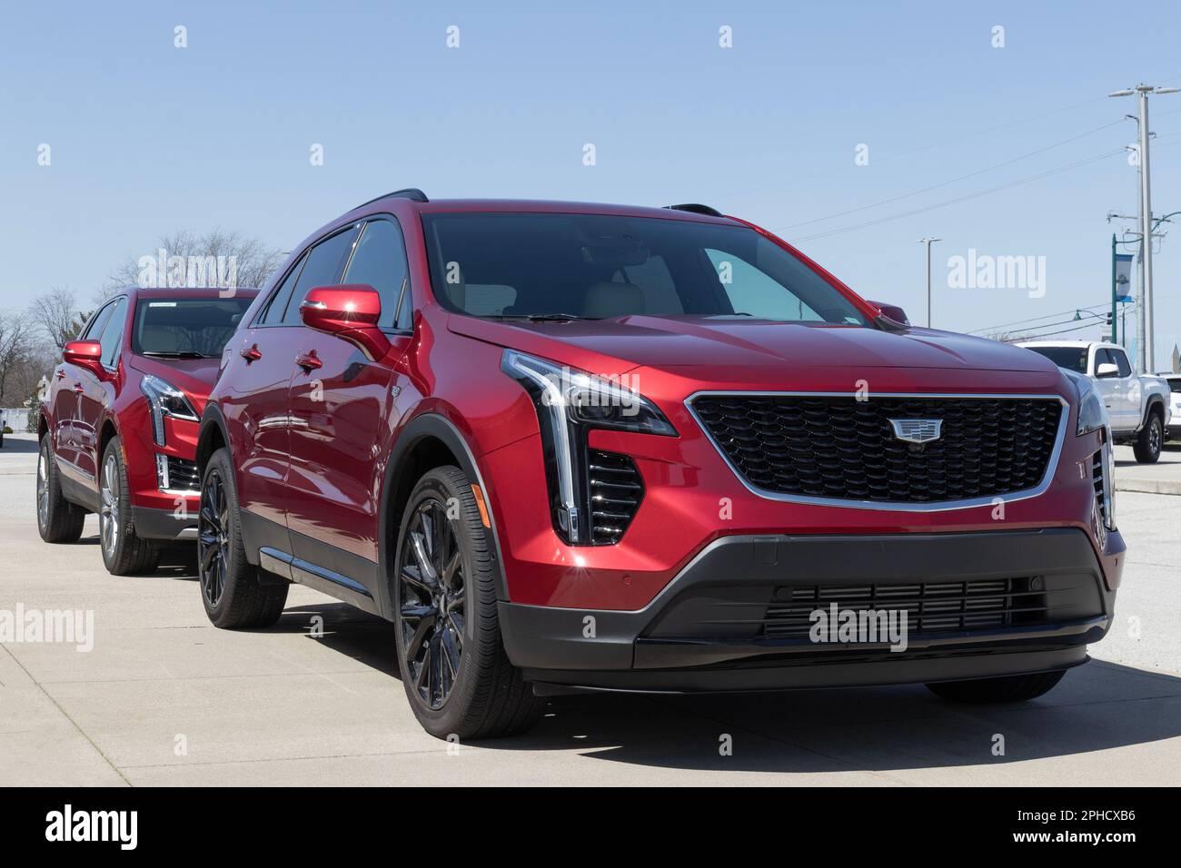 Fishers - Circa March 2023: Cadillac XT4 display. Cadillac offers the ...