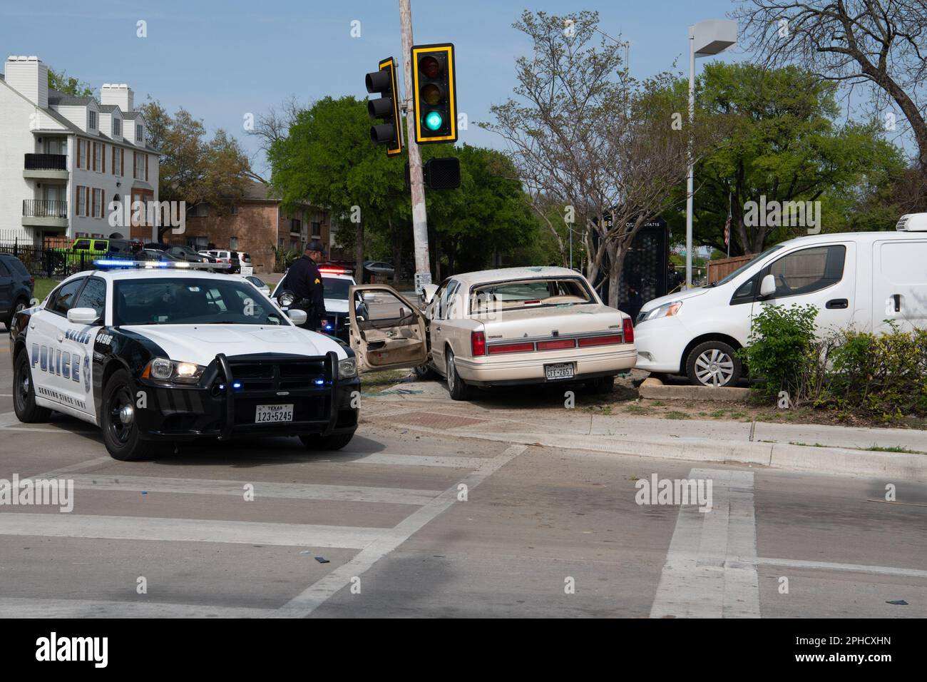 Dallas, USA. March 27, 2023: The Dallas Police Department is ...