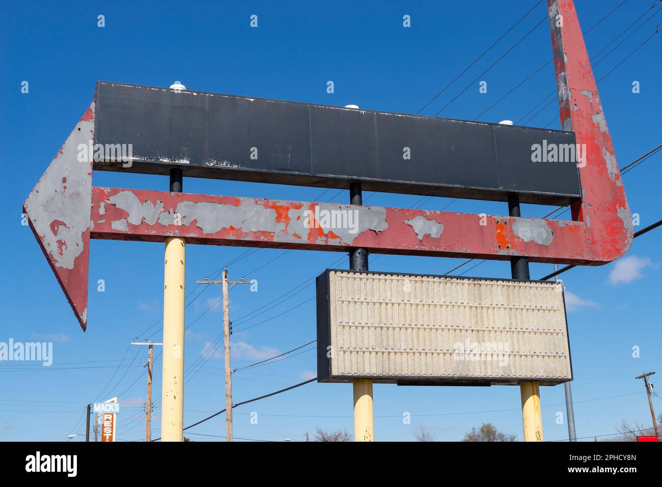 Old weathered vintage signs in Cairo, Illinois, USA Stock Photo - Alamy