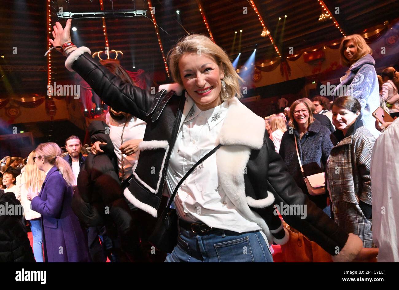 Munich, Germany. 27th Mar, 2023. The cabaret artist Monika Gruber ...