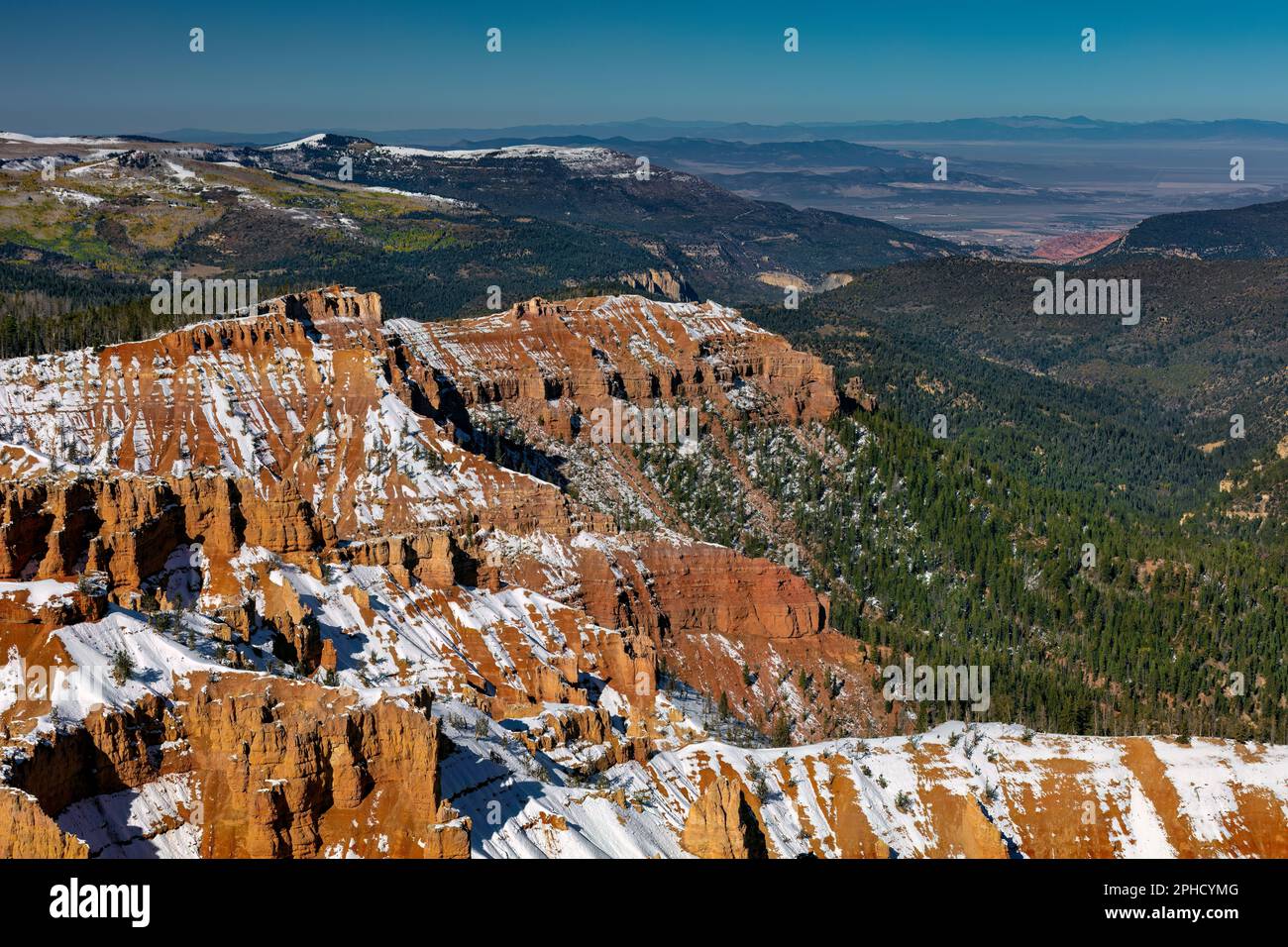 Cedar Breaks National Monument in Winter, Utah Stock Photo - Alamy