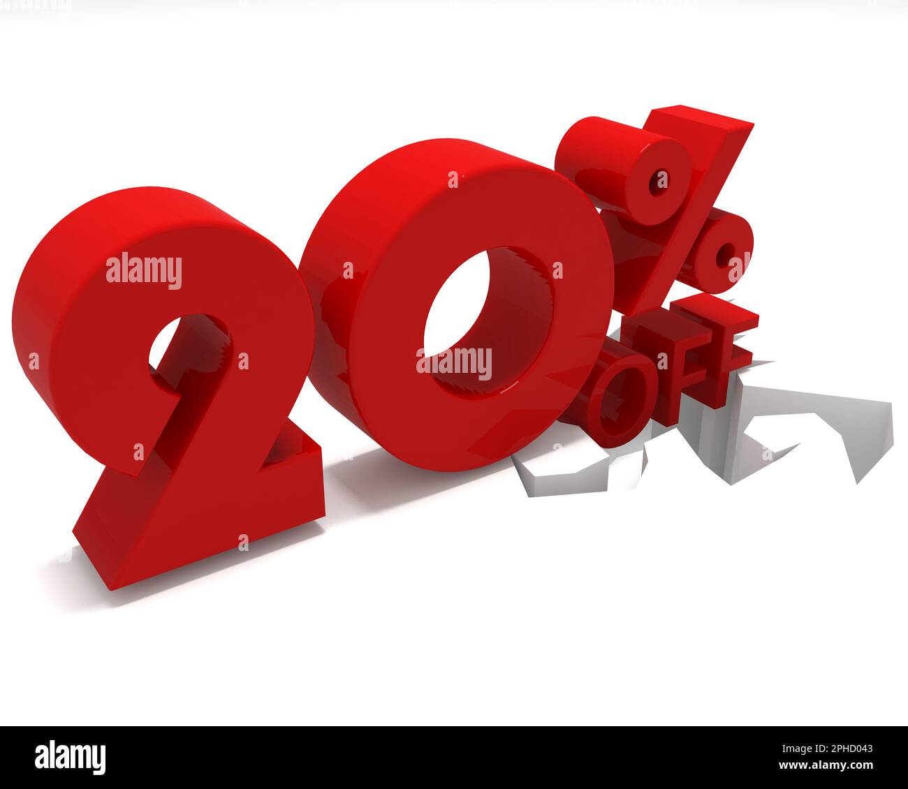 Red twenty percent hi-res stock photography and images - Alamy
