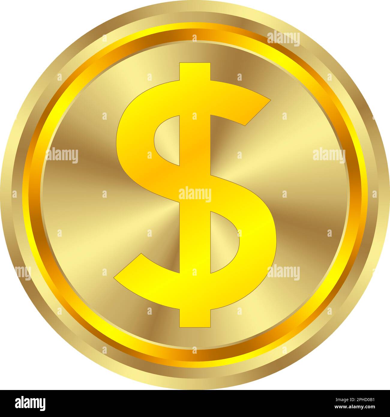 gold coin currency, realistic and luxurious gold coin treasure concept ...