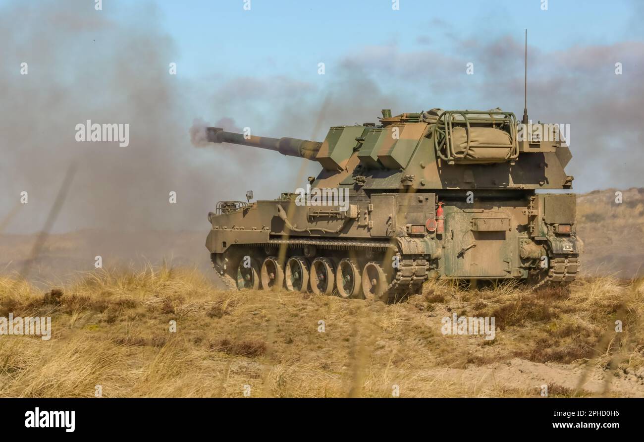 Polish soldiers assigned to 4th Battery, 2nd Artillery Battalion, 5th ...