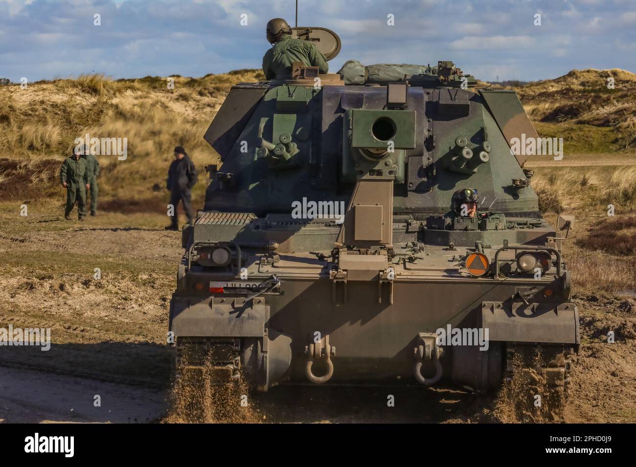 Polish soldiers assigned to 4th Battery, 2nd Artillery Battalion, 5th ...