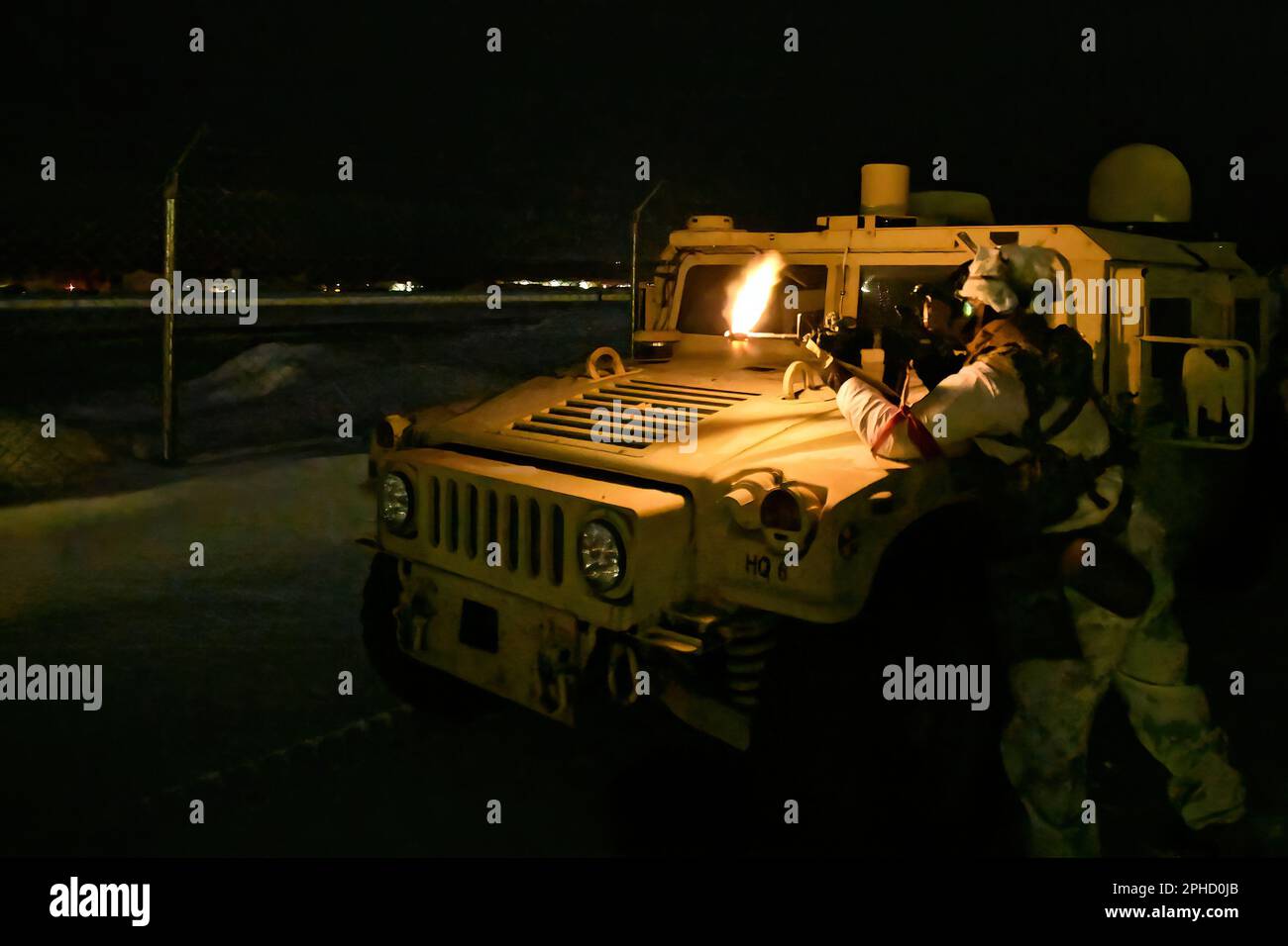 An opposing force Soldier from the 1st Infantry Brigade Combat Team ...