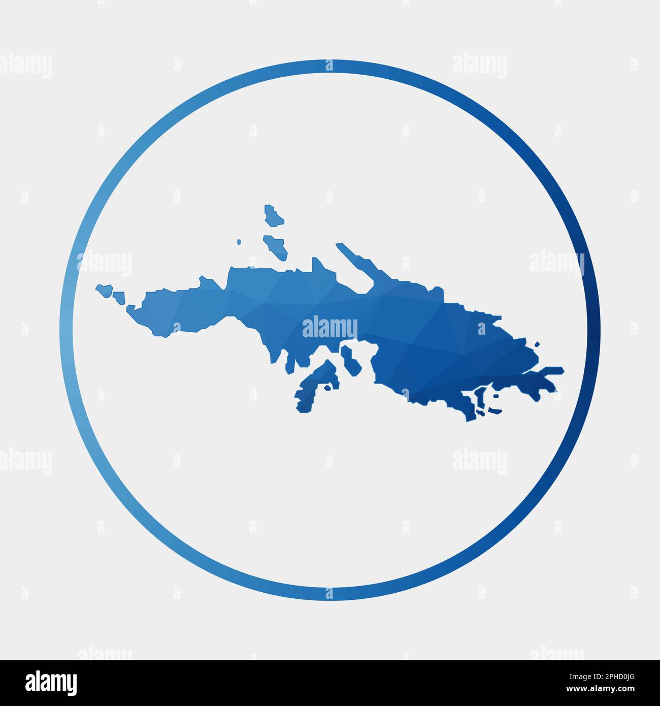 Saint thomas island map hi-res stock photography and images - Alamy