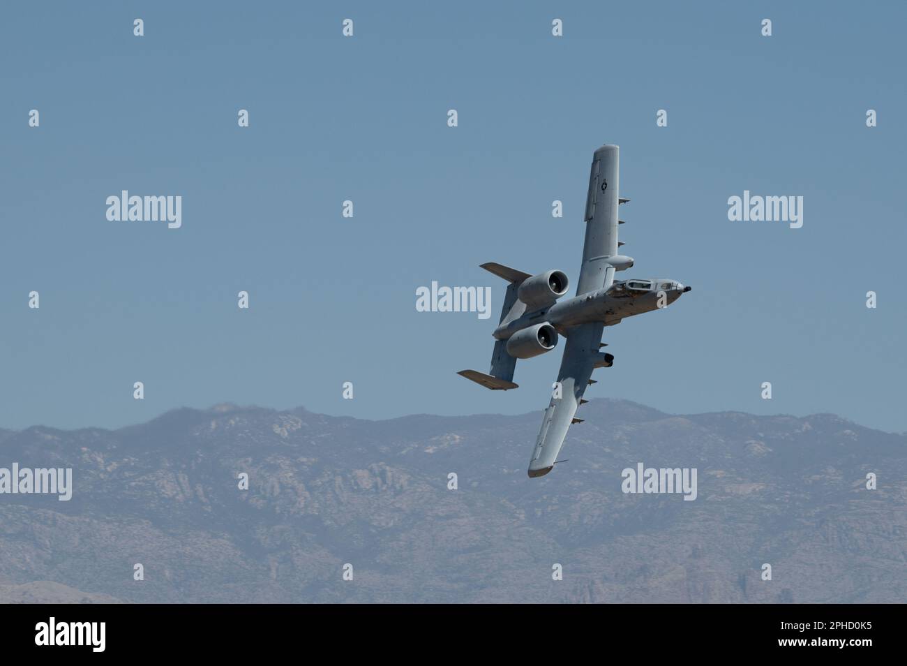 A U.S. Air Force A-10C Thunderbolt II flies over Davis-Monthan Air ...