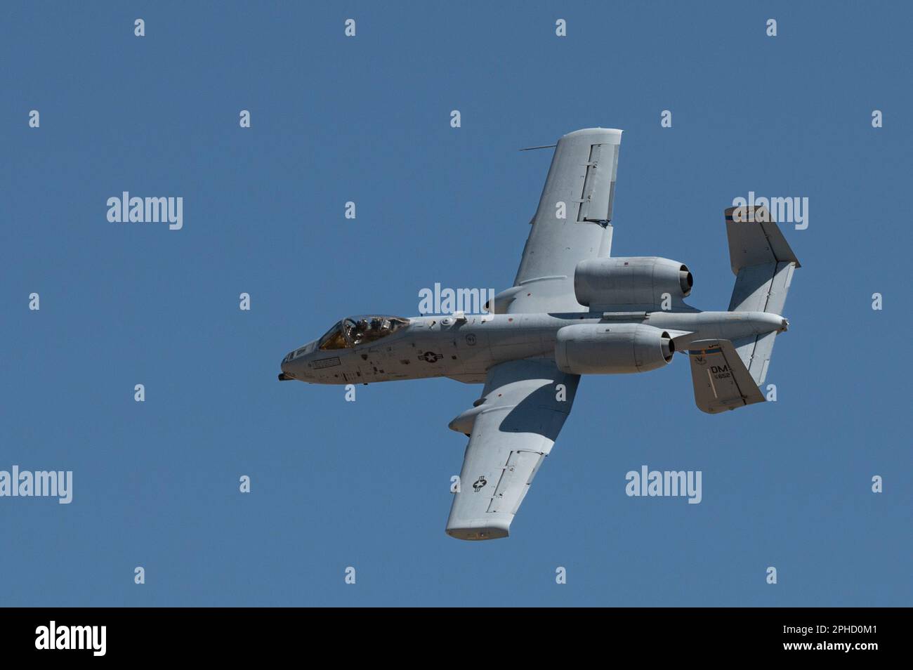 A U.S. Air Force A-10C Thunderbolt II flies over Davis-Monthan Air ...