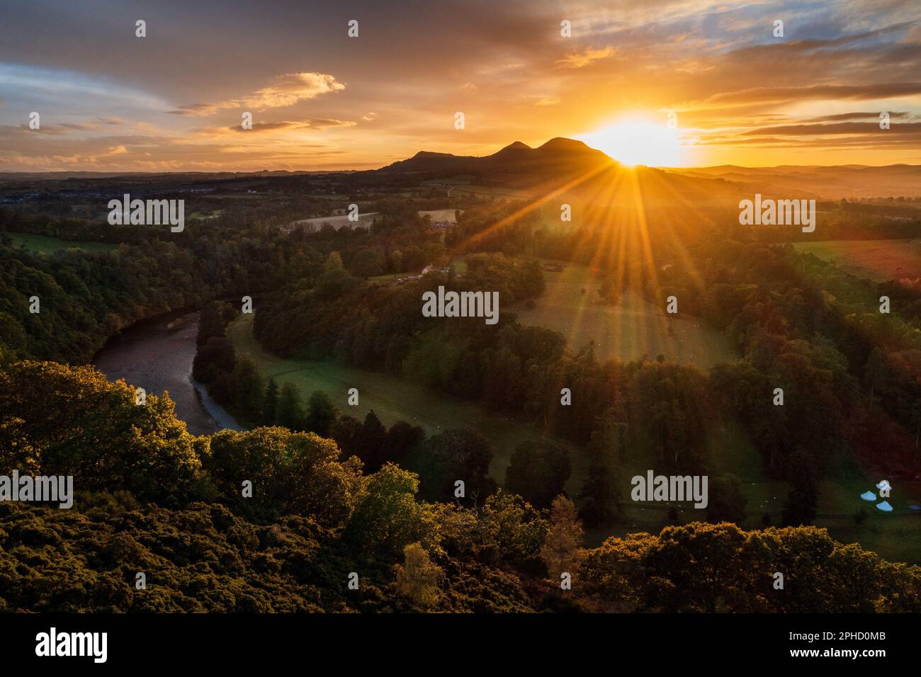 Scott's View is a viewpoint in the Scottish Borders, overlooking the ...
