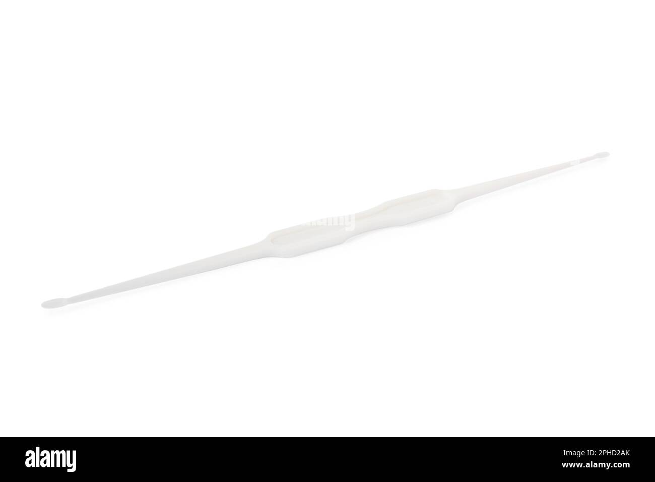 Disposable cervical scraper isolated on white. Gynecological tool Stock ...