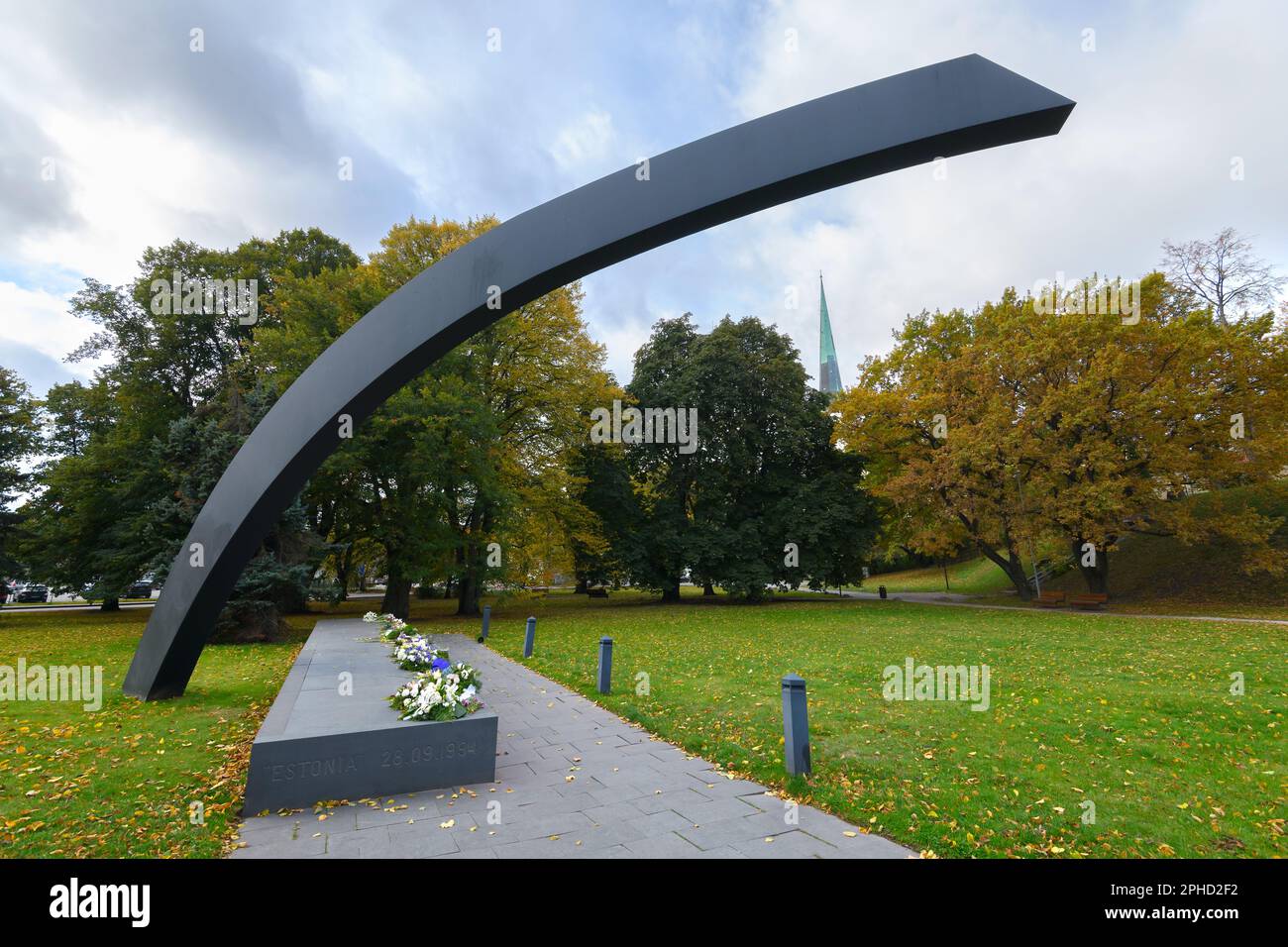 The Broken Line Monument in Tallinn, Estonia for the victims of the ...