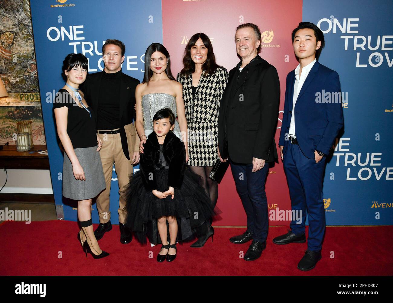 Oona Yaffe, left, Luke Bracey, Phillipa Soo, Oceana Matsumoto, Michaela ...