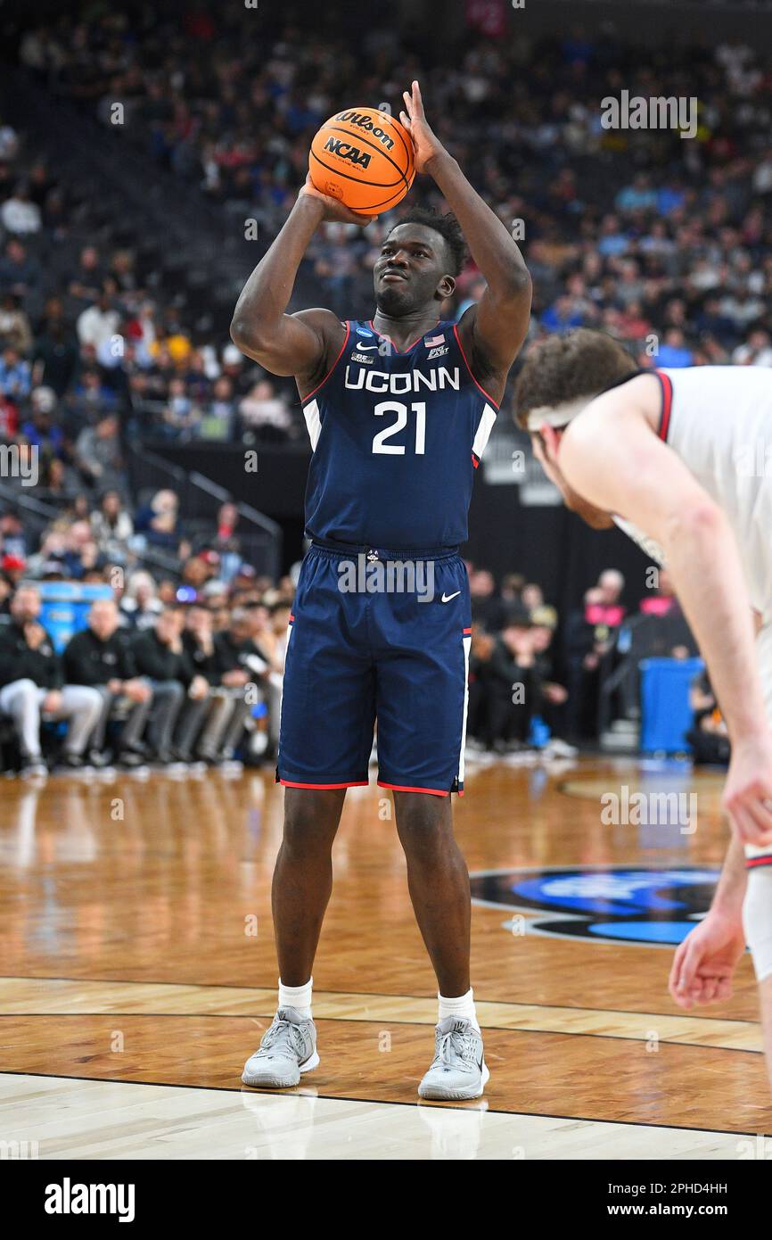 LAS VEGAS, NV - MARCH 25: UConn Huskies forward Adama Sanogo (21 ...