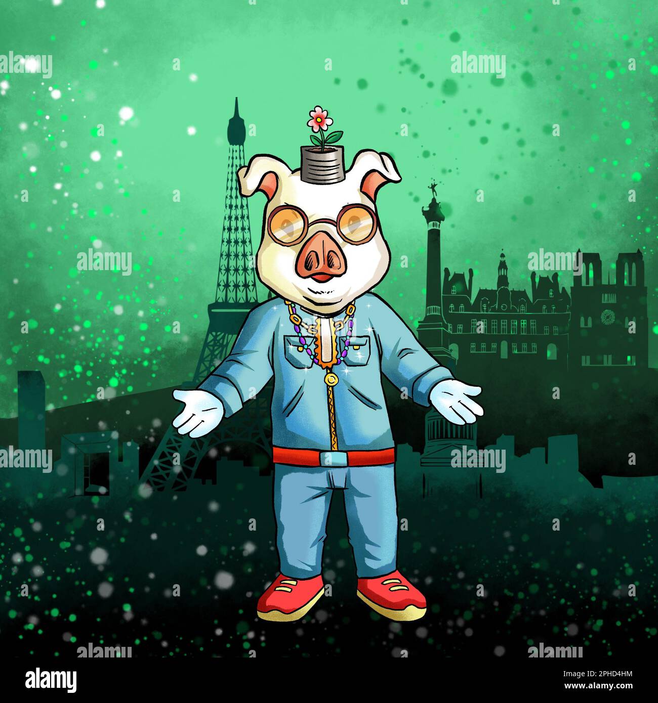 Greedy Pigs are blind to the world around them and only care about ...