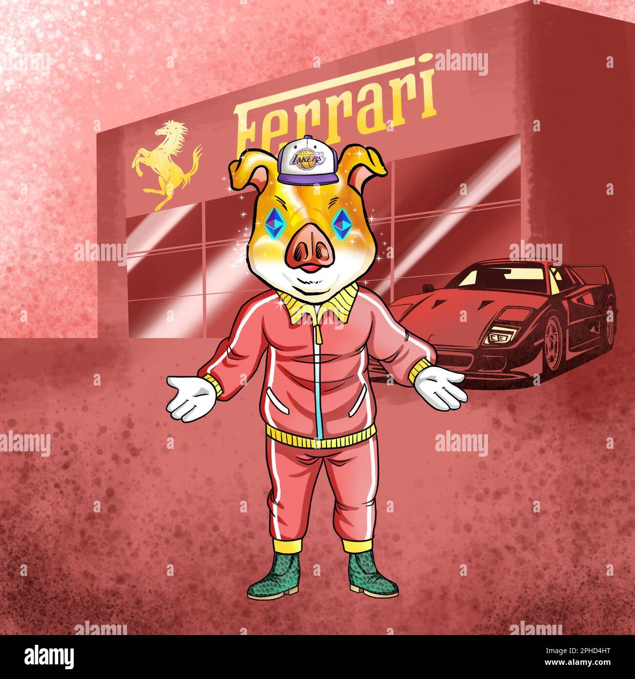 Greedy Pigs are blind to the world around them and only care about ...