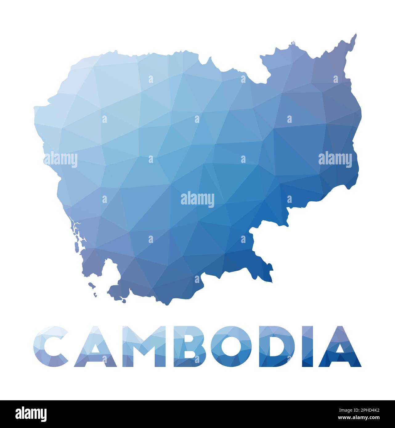 Outline map cambodia Cut Out Stock Images & Pictures - Alamy