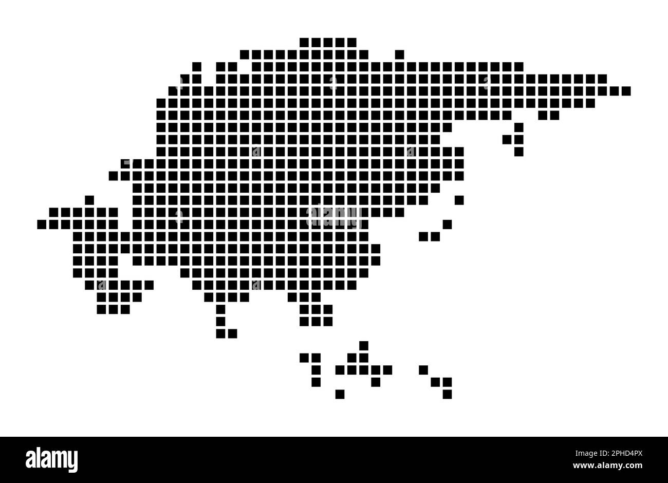 Asia map borders hi-res stock photography and images - Alamy